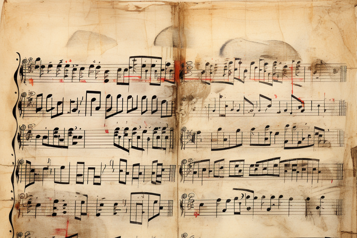 Vintage Musical Notes