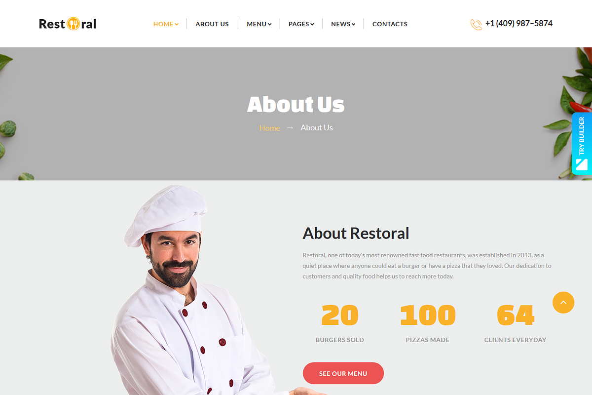 Food & Restaurant HTML5 Template, a HTML Template by HasThemes ...