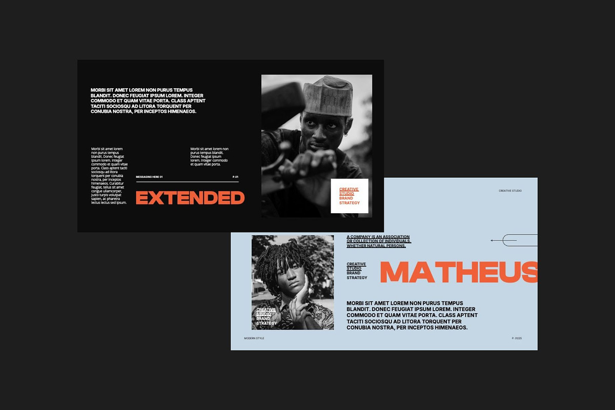 Matheus -Brand Identity PowerPoint, a Presentation Template by ...