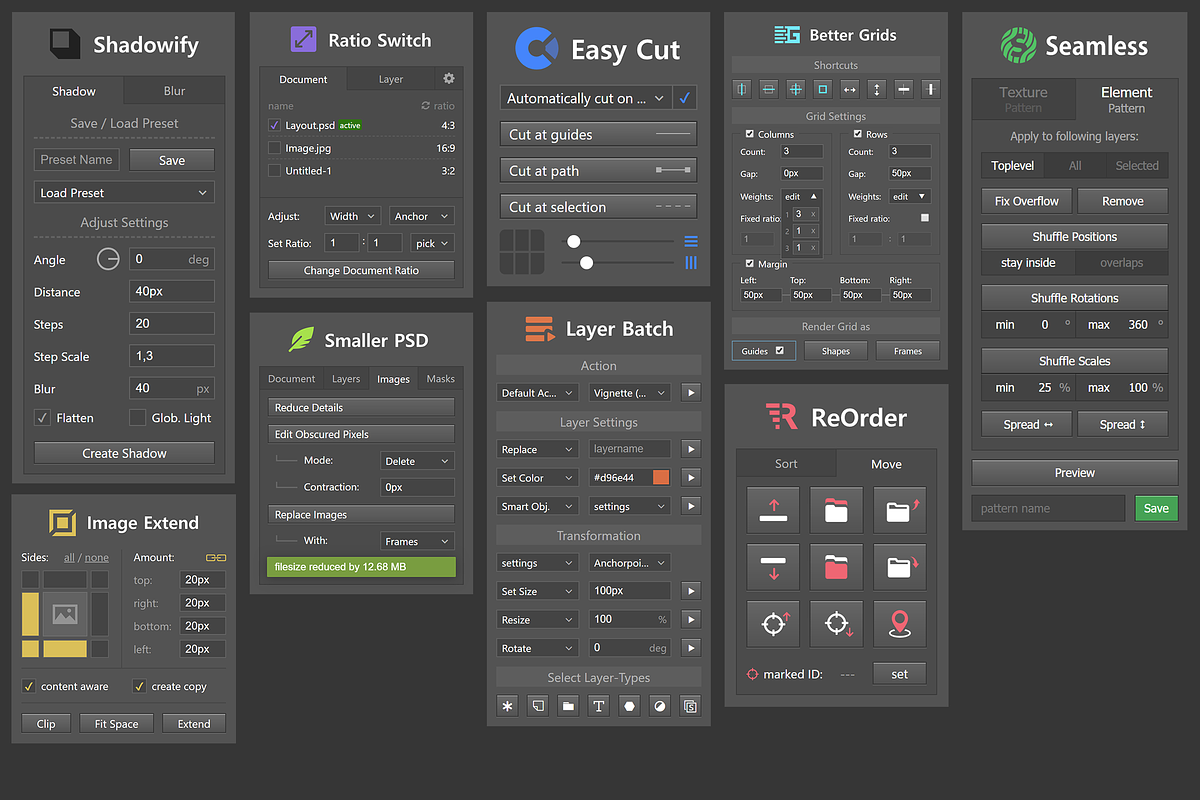 Photoshop Add-Ons Bundle, a Plug-in Add-On by h3design