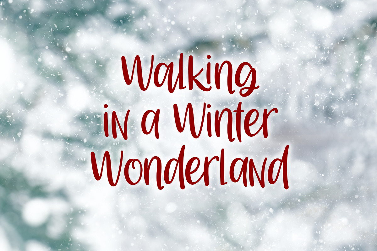 Miss Merryweather Font, a Sans Serif Font by A Little Smidge