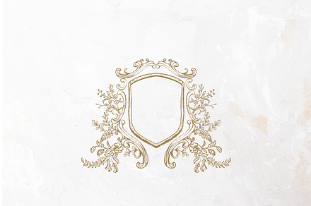 Modern Wedding Logo, Floral Logo, a Branding & Logo Template by Linvit