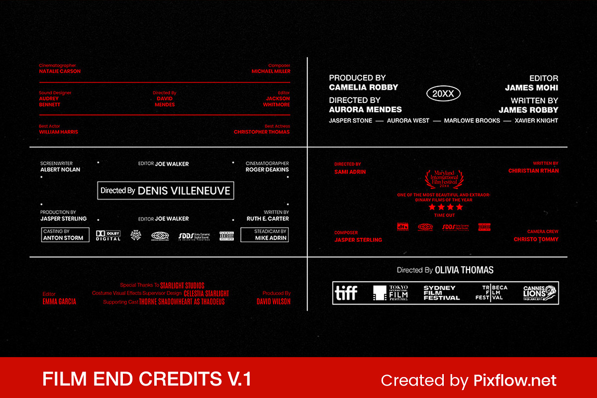 Film End Credits V.1