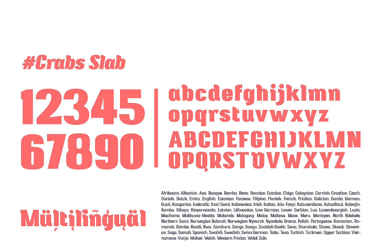 Crabs Slab Serif Font