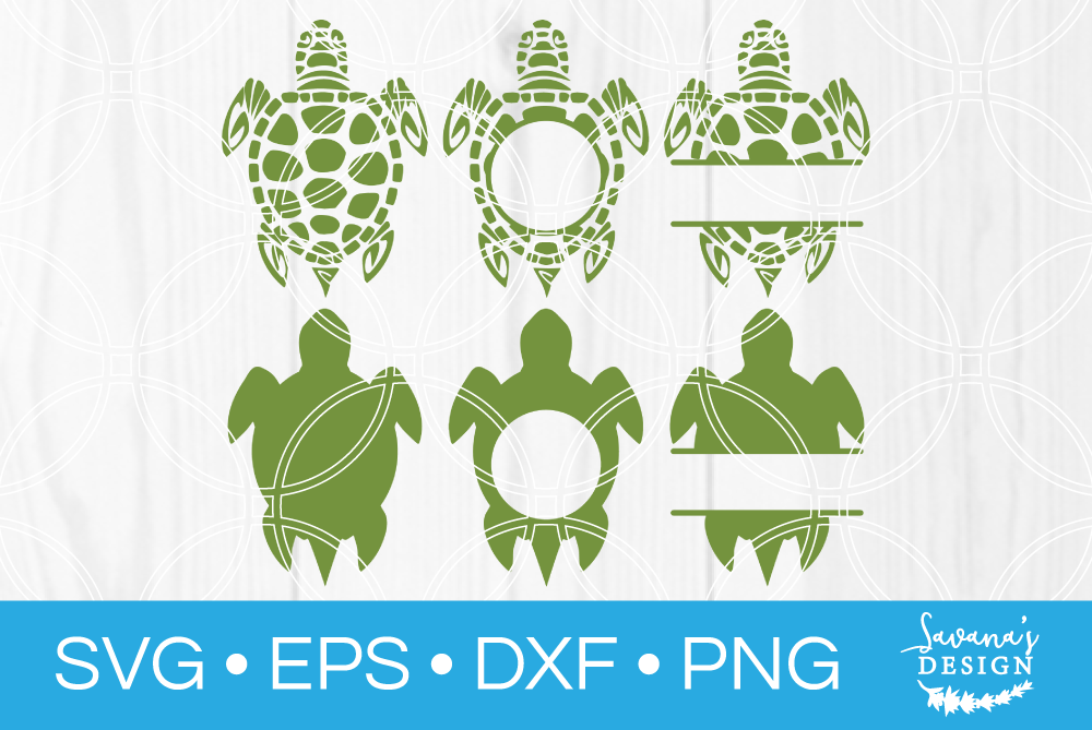 Turtle SVG Bundle Cut Files, an Illustration by SavanasDesign