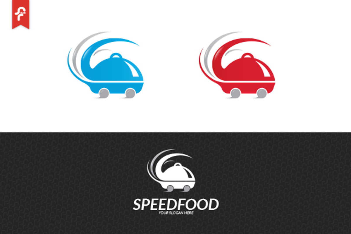 Speed Food Logo, a Branding & Logo Template by ft.studio