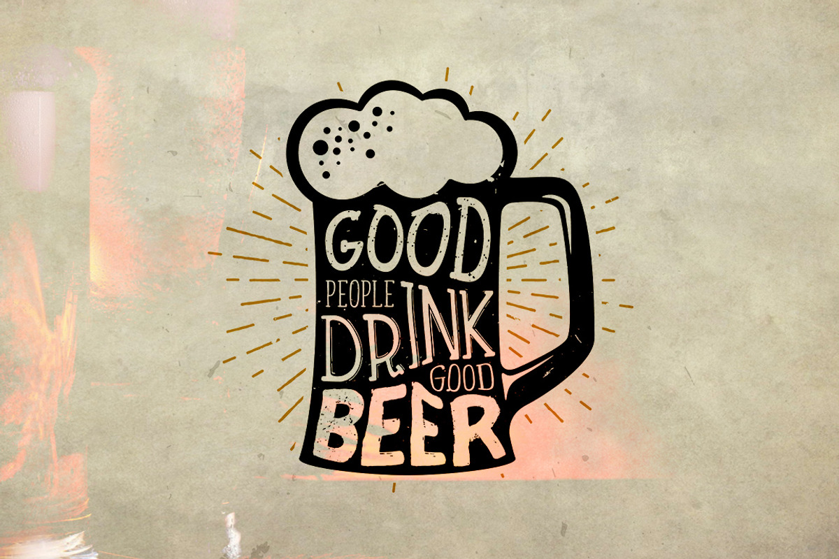 BEER TYPOGRAPHY DESIGN, a Food Illustration by Roman Paslavsky ...