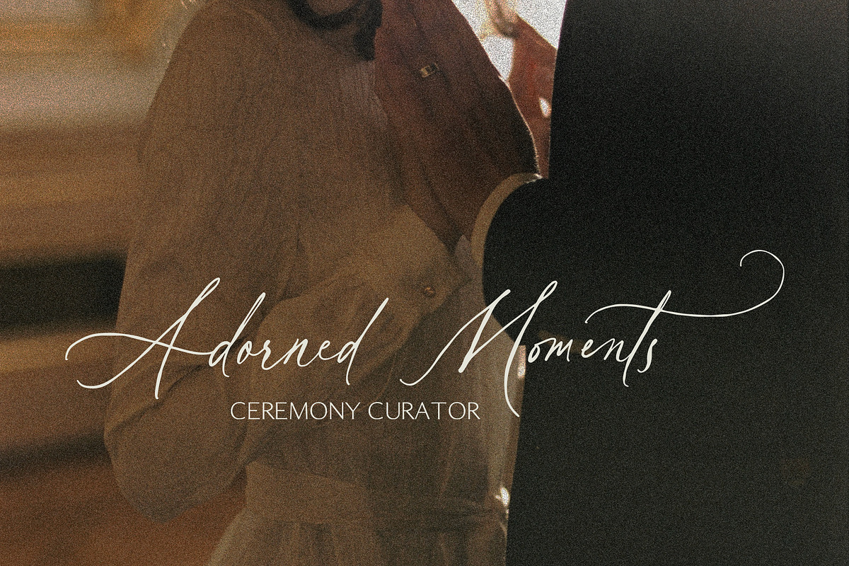 The Enchanted Garden // Calligraphy, a Handwritten Font by PeachCreme