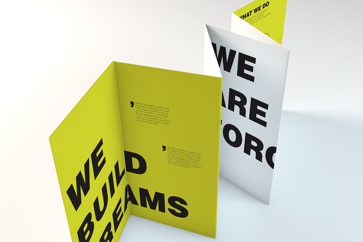 Brochure Mockup - Forge, a Print Template by BrandKick