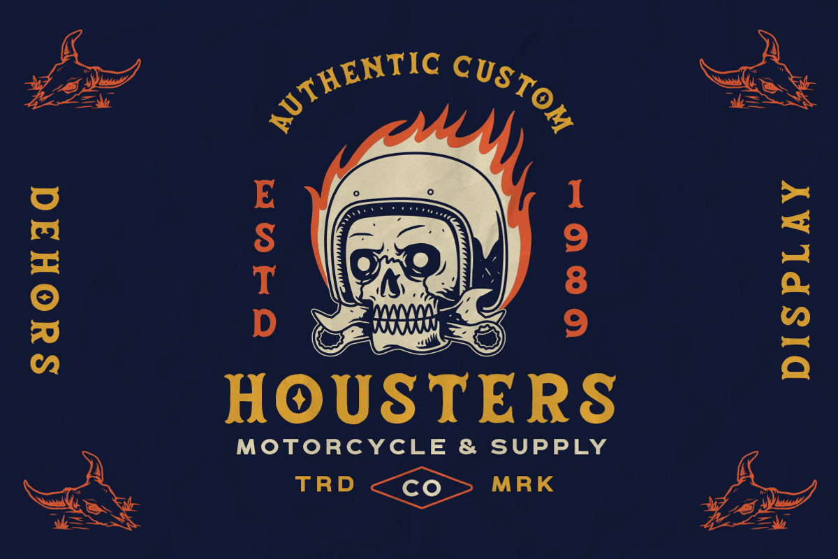 Dehors - Western Display Typeface, a Font by Letterhend Studio