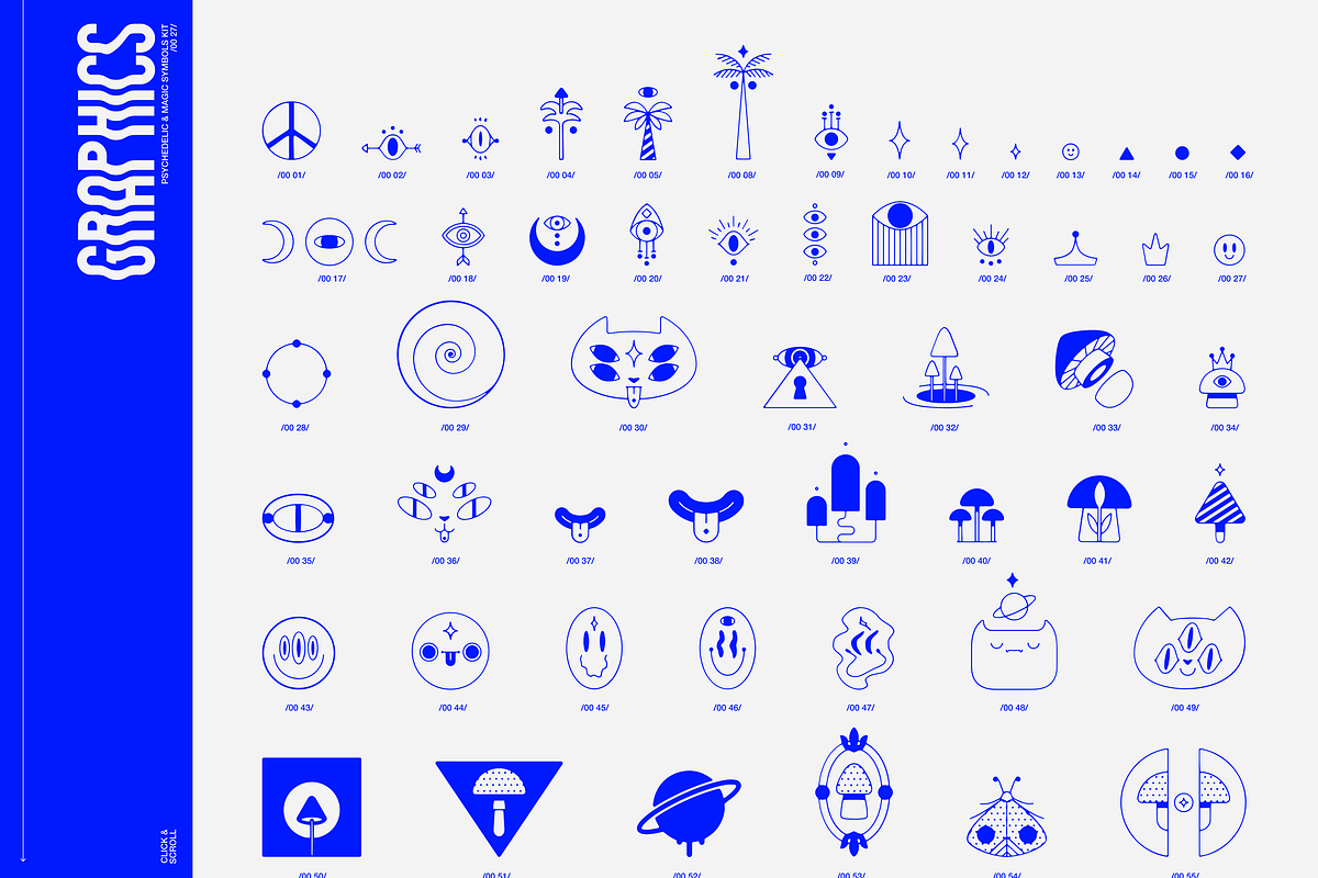 Psychedelic Symbols, Textures