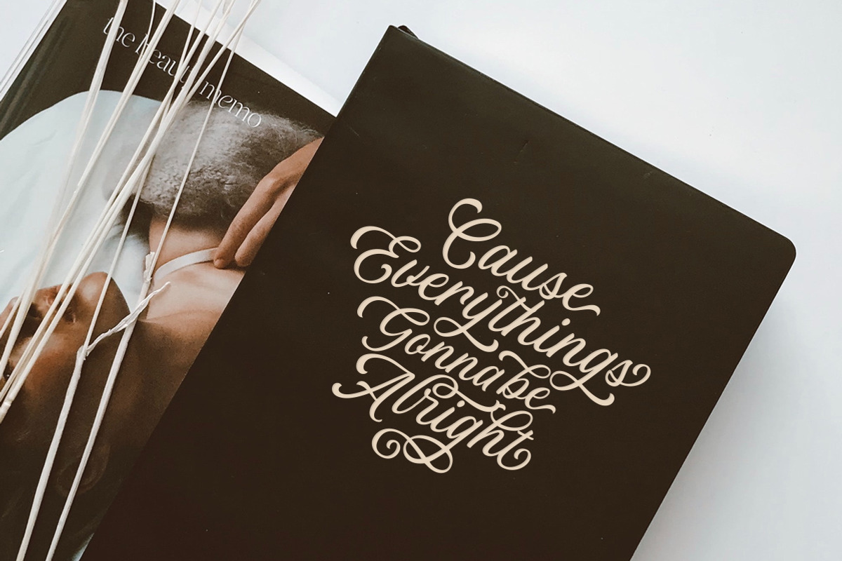 Linkgray Script, a Script Font by Letterhend Studio