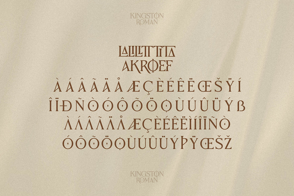 Kingston Roman Elegant Serif Font, a Serif Font by Storytype Studio