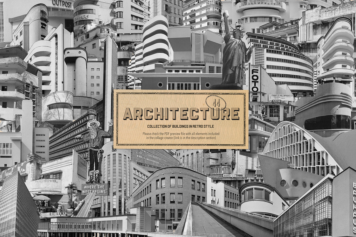Vintage Collage Creator 1170+ Assets, an Object Graphic by Veris Studio