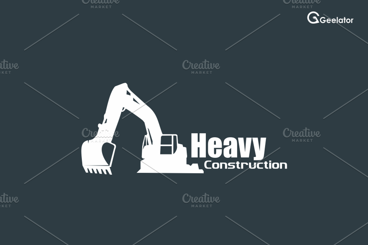Heavy Constructions Logo Template, a Branding & Logo Template by ...