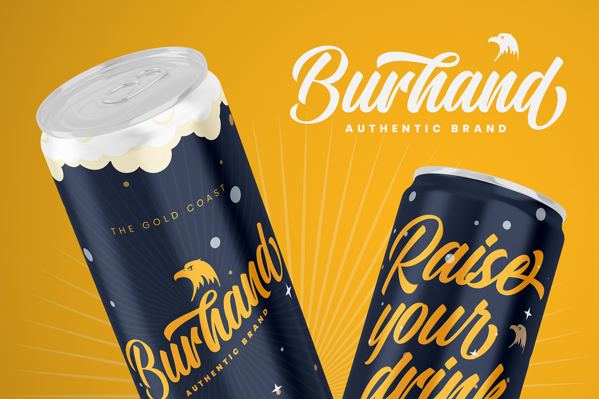 Hundrake Bold Script Font, a Script Font by namaracreativestudio