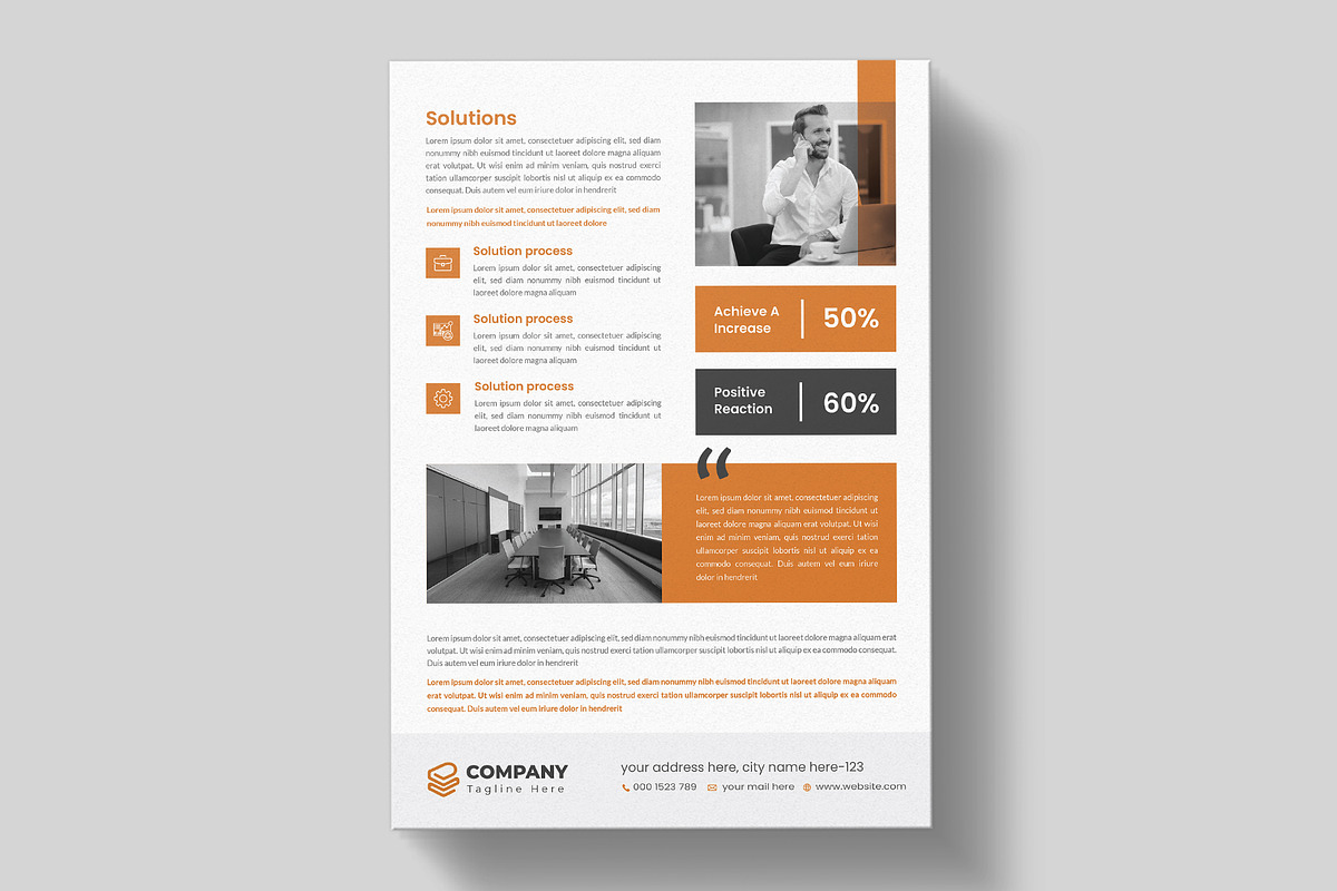 Case Study Flyer Template
