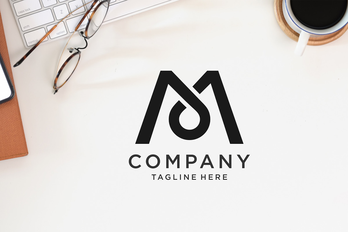 monogram logo design - SVG file, a Branding & Logo Template by BARONSTD