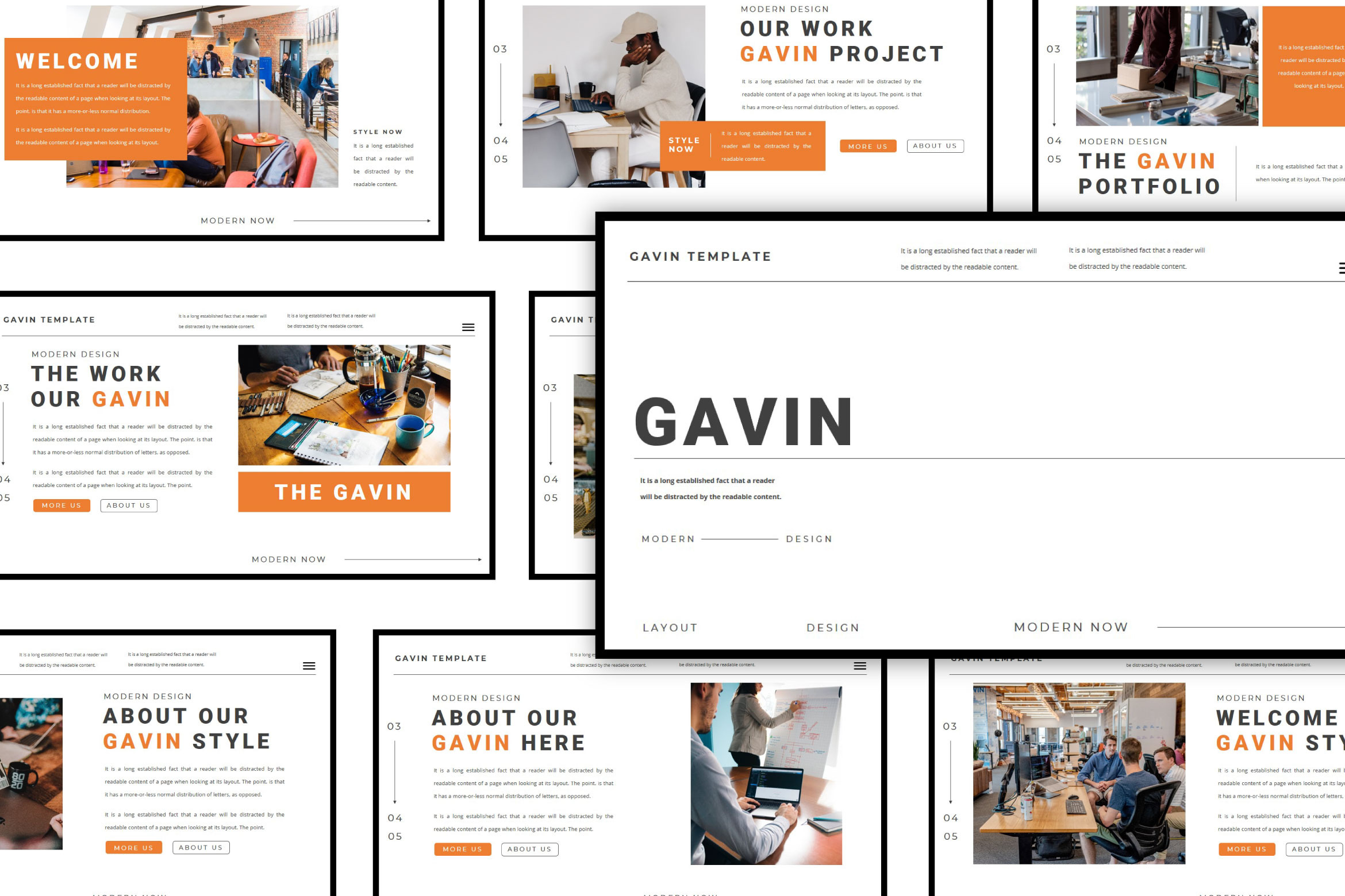 GAVIN Google Slides, a Presentation Template by Yo Slide