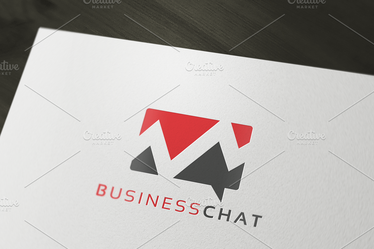 Business Chat Logo Template, a Branding & Logo Template by UltraDesigns