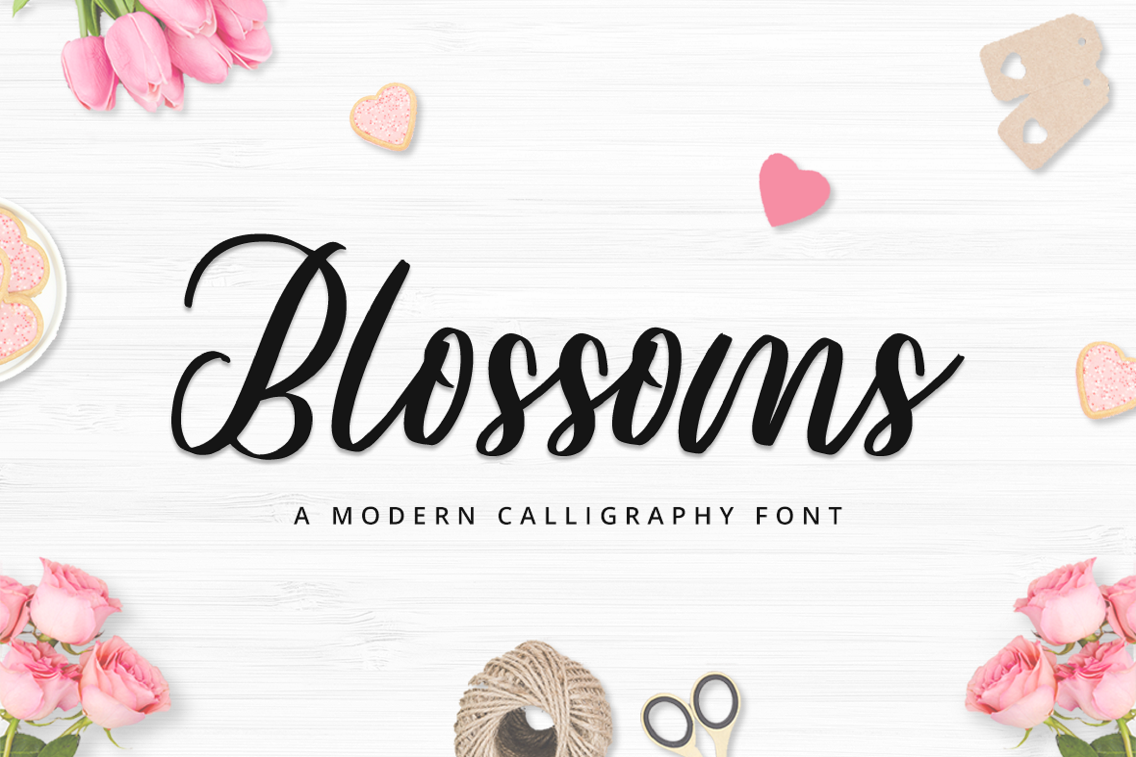 Calligraphy Font, a Script Font by Graphue | Creative Market