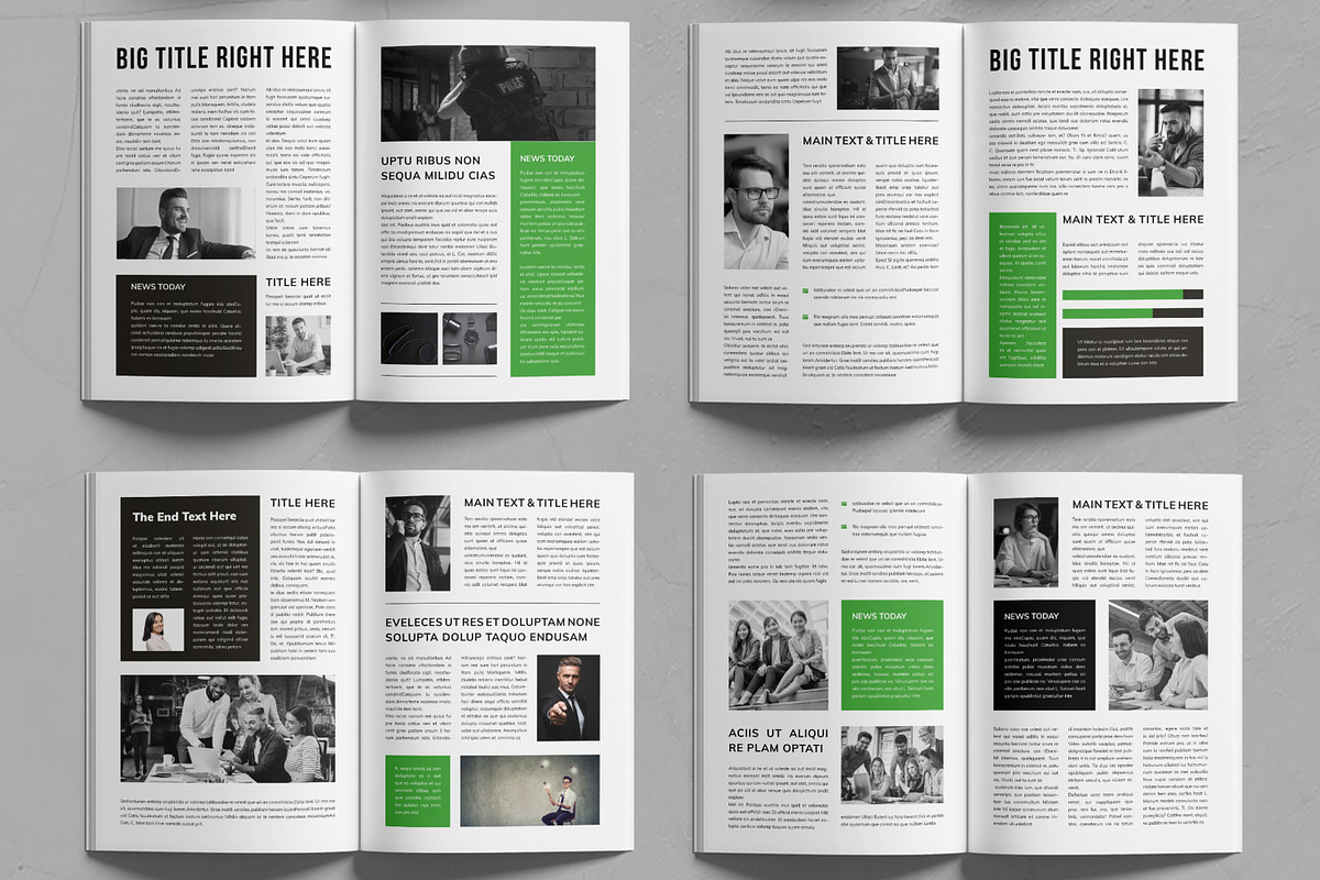Newsletter Layout Creative Market