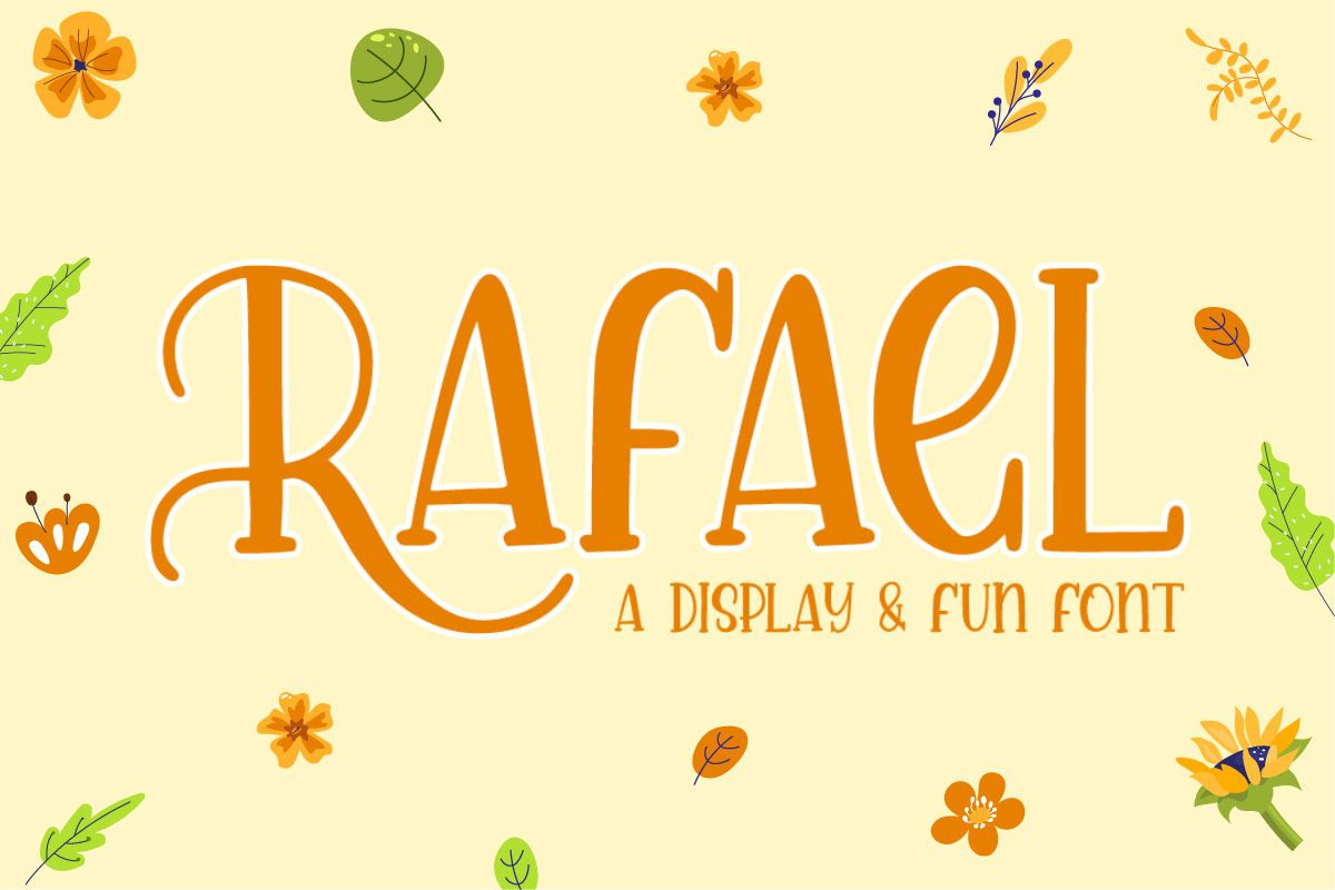Rafael, a Script Font by Good Java Studio