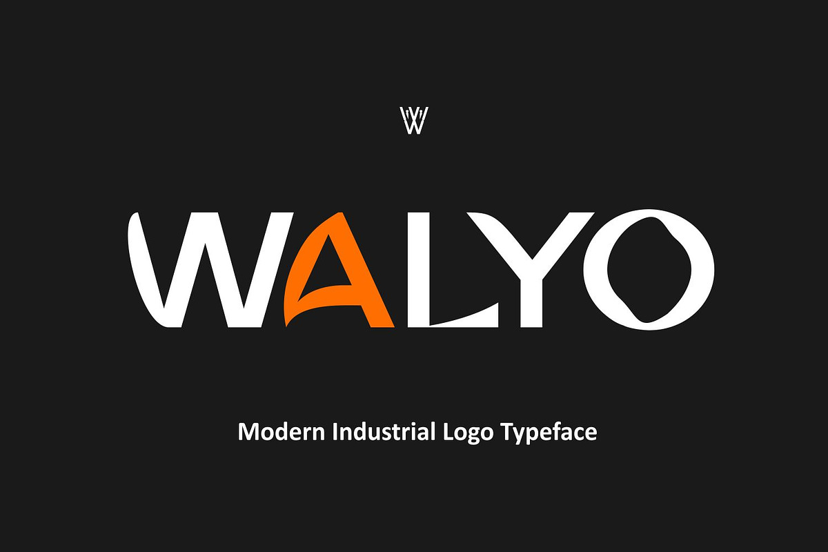 Walyo – editoral Logo font