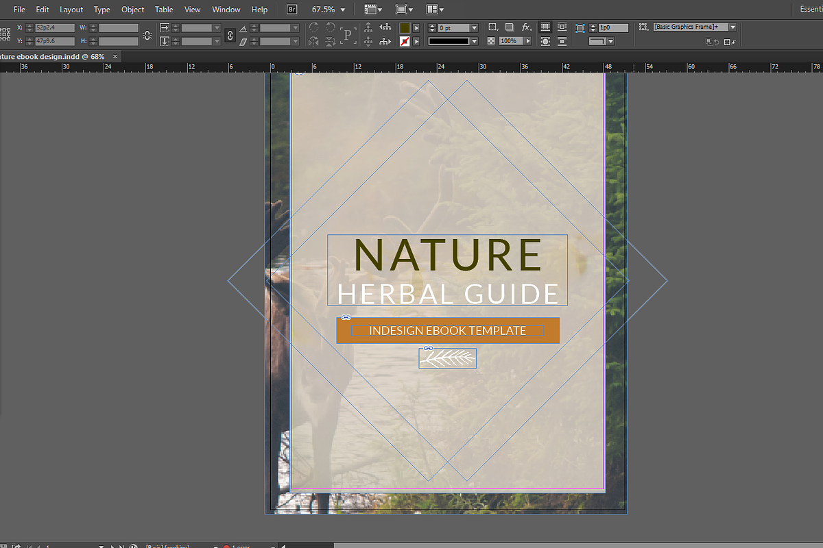 Nature InDesign Ebook Template, a Presentation Template by Coral Antler