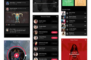 Soundify Music App UI Kit, an UI Kit Template by Designerbundle ...