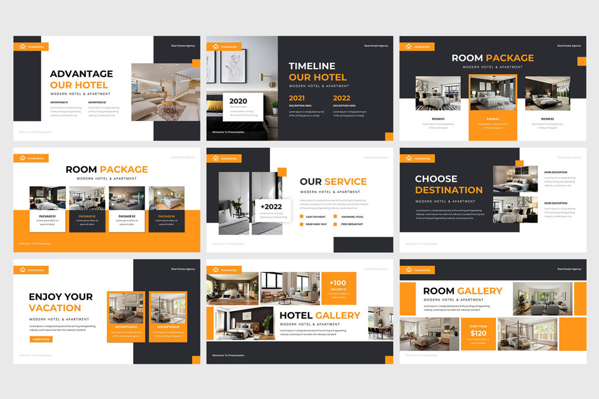 Hotel Agent - Presentation Template, a Presentation Template by Haidezign