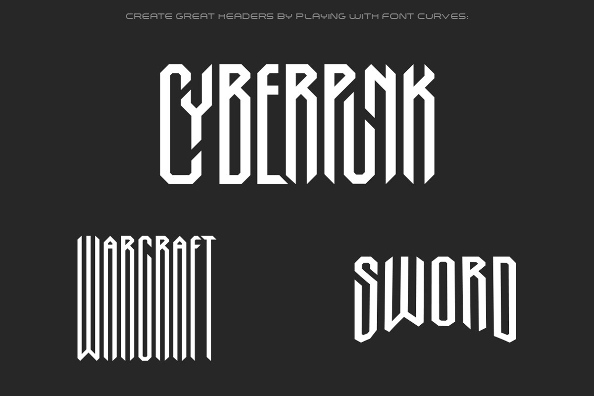 Cyberpunk Technology Font