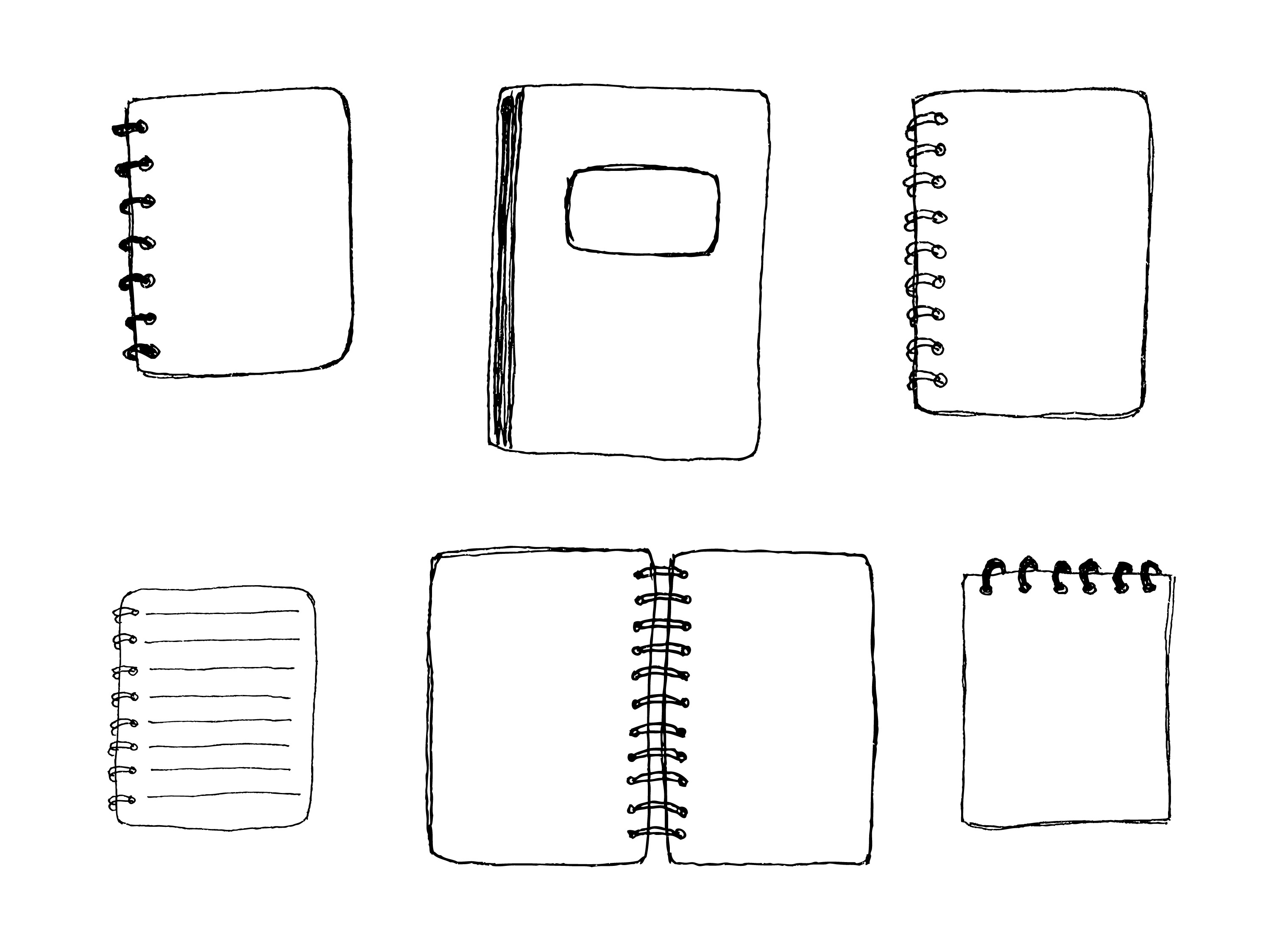 Notebooks set, an Object Graphic by Irene Loal