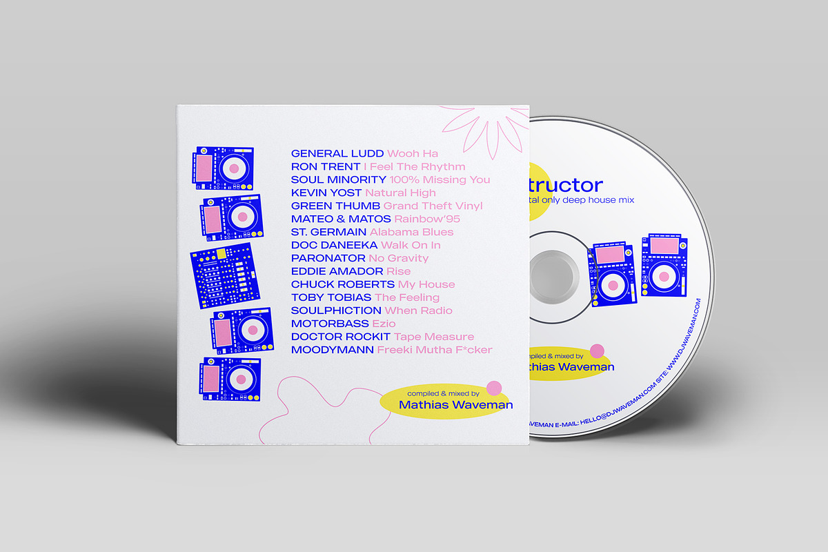 DJ Cover Artwork PSD Template