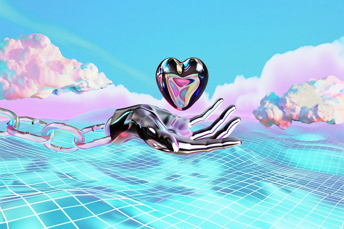 Vaporwave Collage Kit, an Object Graphic by pixelbuddha.net