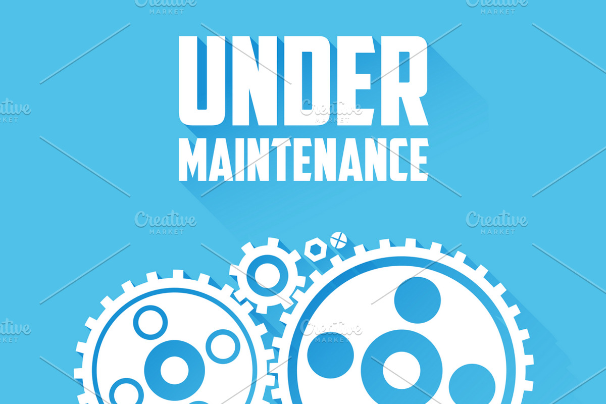 Under Maintenance Page Message, a Templates & Theme by Snitovets