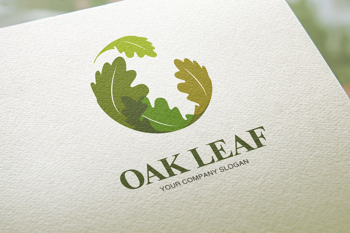 Oak Leaf Logo, a Branding & Logo Template by IKarGraphics