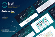 NetX - Decentralized Network Element, a WordPress Template by Miira