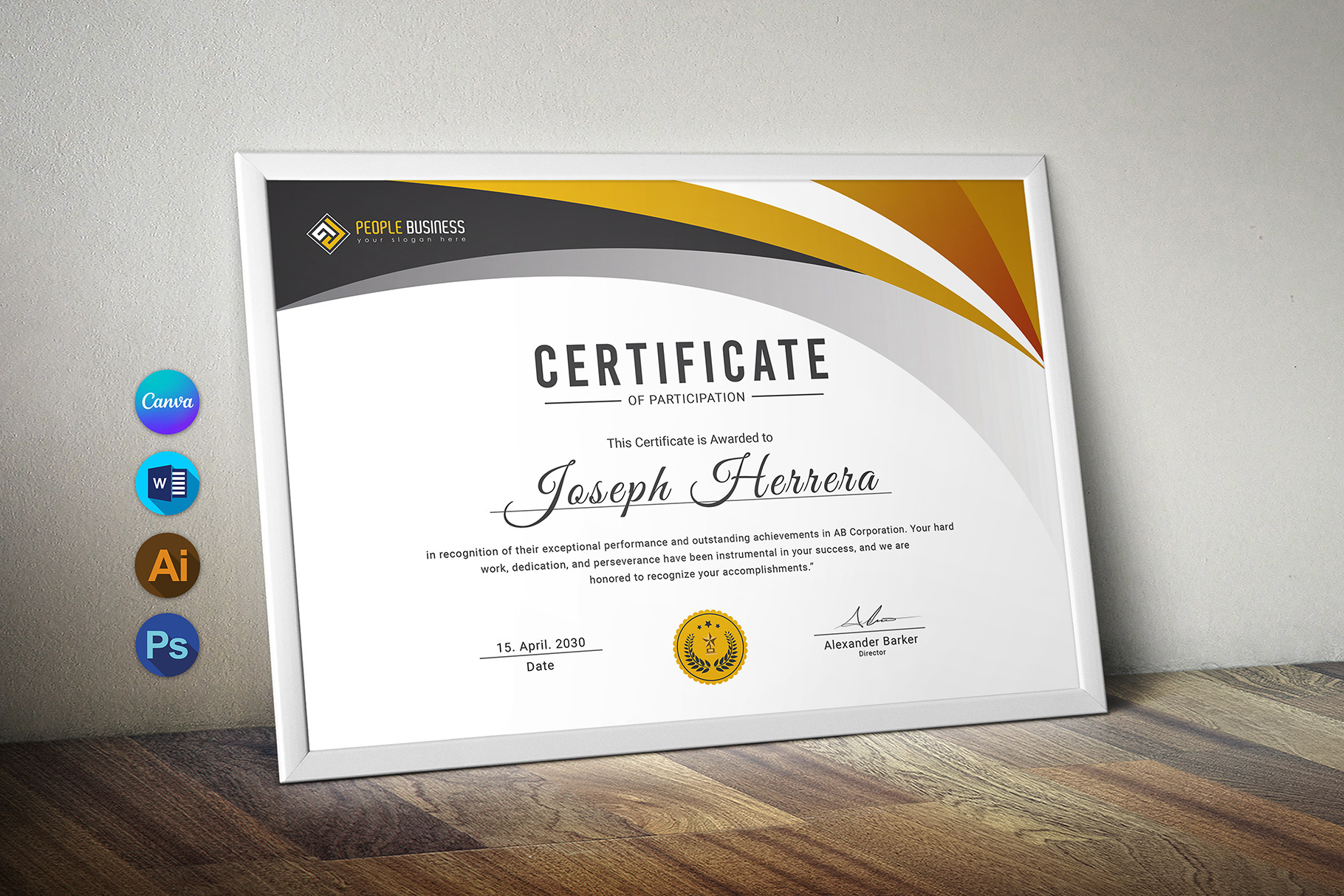 Canva Certificate Template