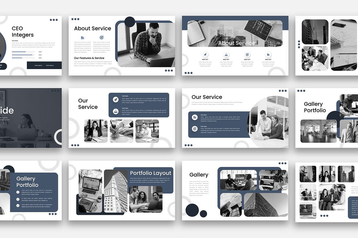 INTEGERS - PowerPoint Template, a Presentation Template by kreatifreya ...