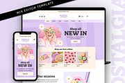 Retro Wix Template Shop