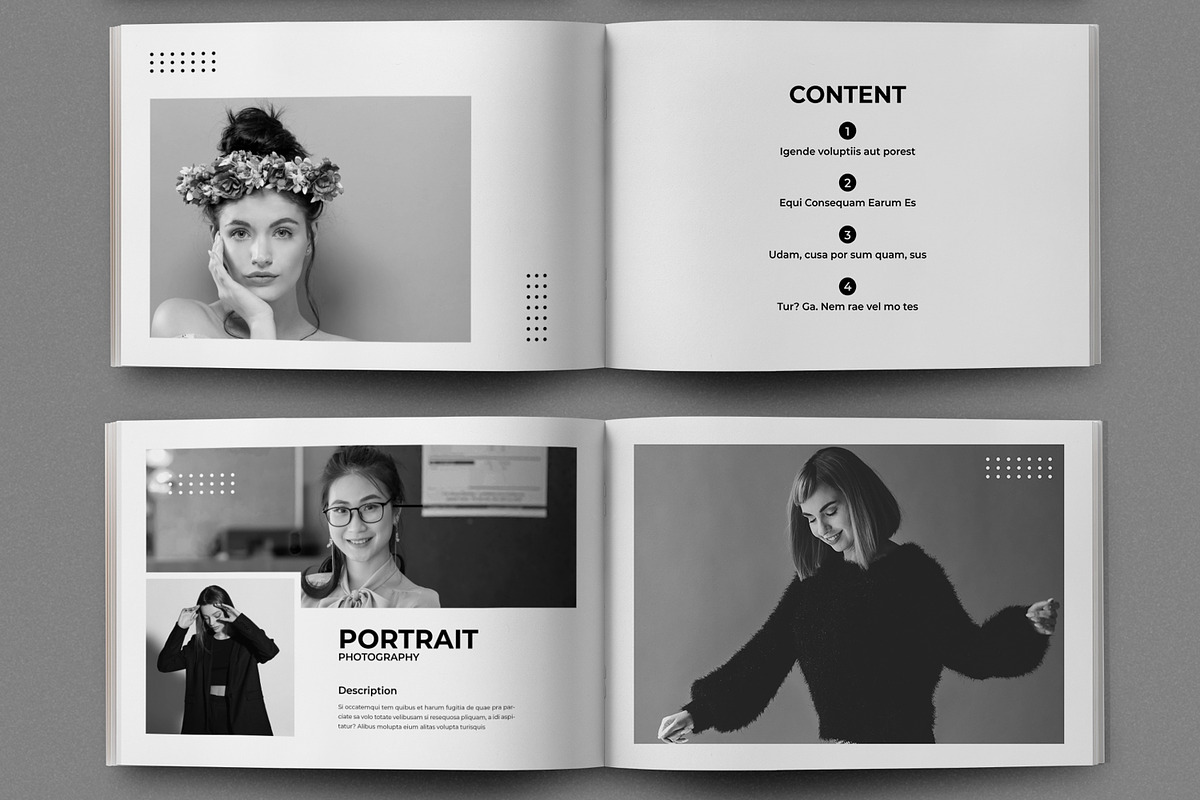 Photo Book Design Layout | Creative Market
