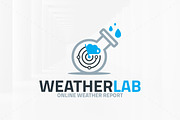 Weather Lab Logo Template, a Branding & Logo Template by LOGOMAGINE