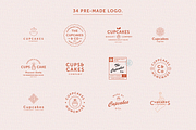 Cupcake Branding Kit Templates, a Branding & Logo Template by Refolve ...