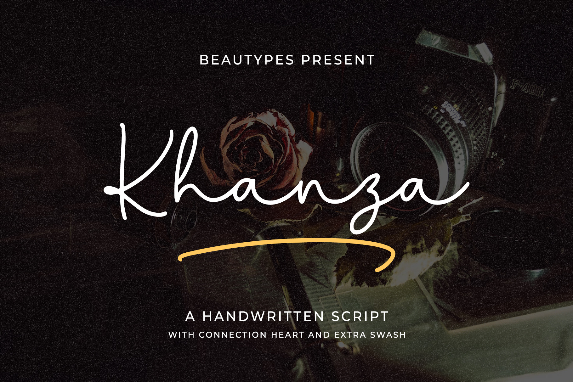Khanza - a handwriting script, a Handwritten Font by Beautypes