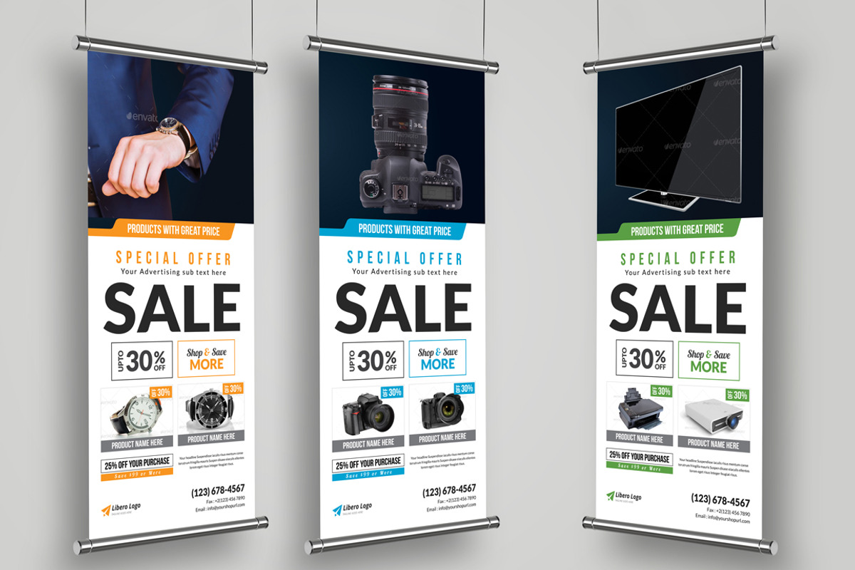 Product Roll up Banner Signage