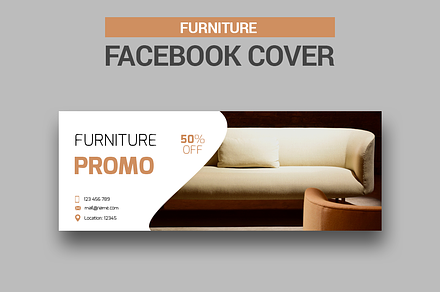 Furniture Facebook Cover, a Social Media Template by Creatricks