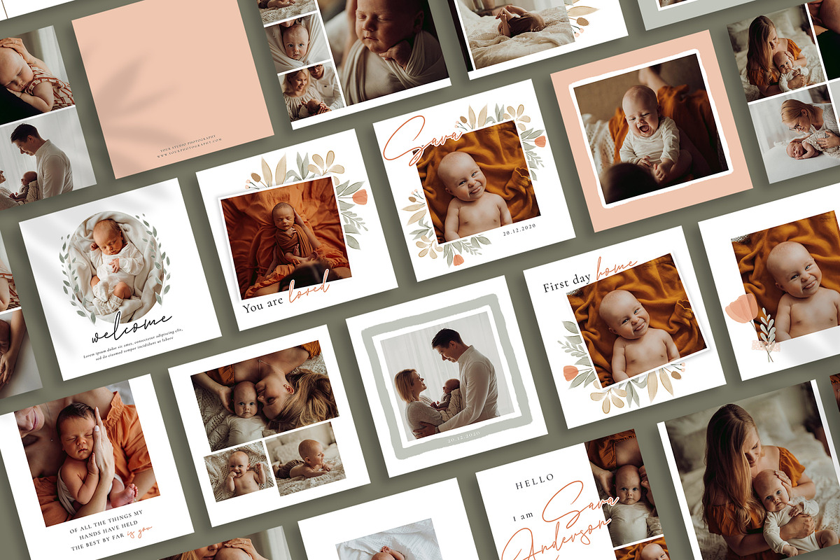 Baby Album Template, a Magazine Template by Salsal Design