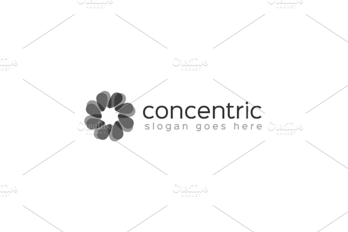 Concentric Logo Design, a Branding & Logo Template by felicidads