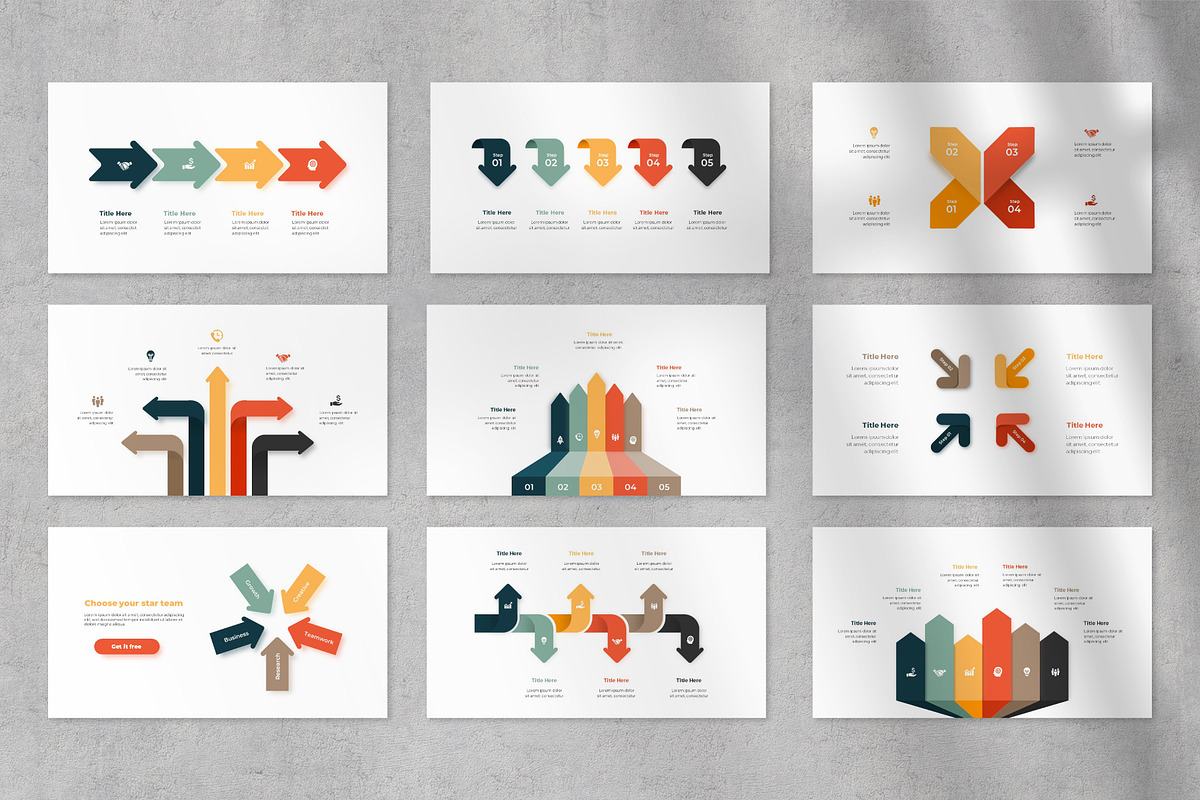 Process Animated Infographics, a Presentation Template by Abert